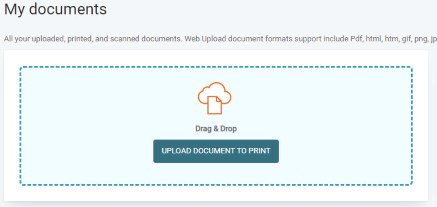 Print Submission via Web Browser | SAFEQ Cloud Product Highlights