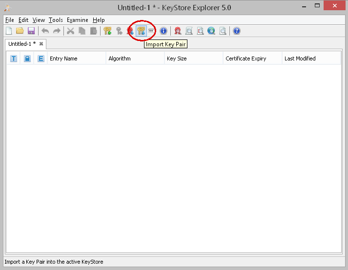 SSL: Import PFX Certificate