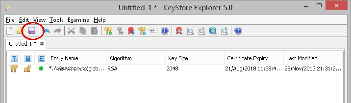 SSL: Import PFX Certificate