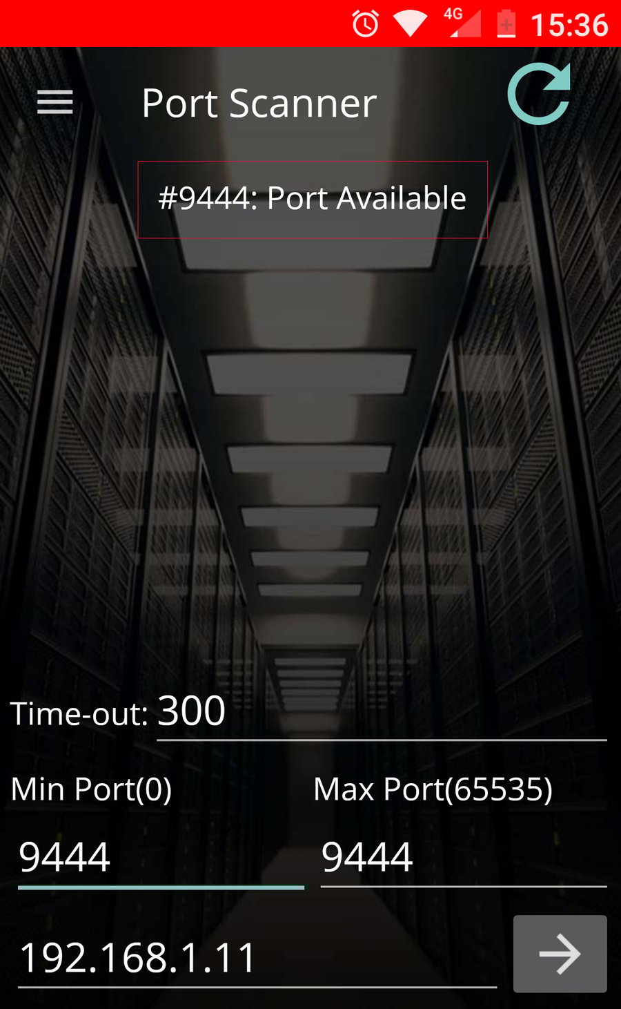 Android: Test and Verify Ports from Device to Server