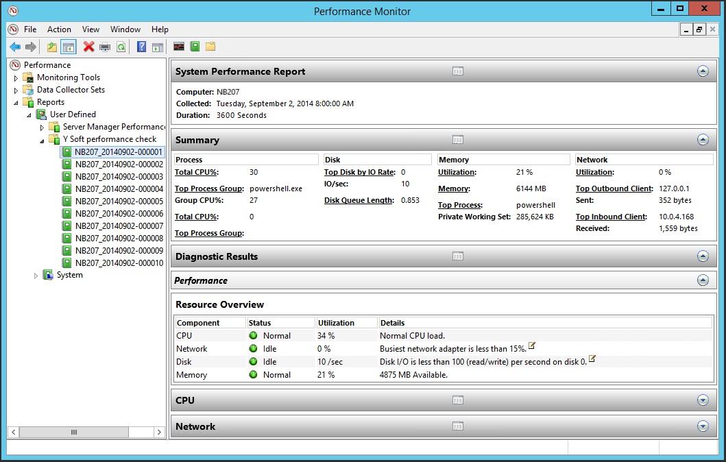 System Performance Collecting Performance Data Using Performance Monitor Perfmon